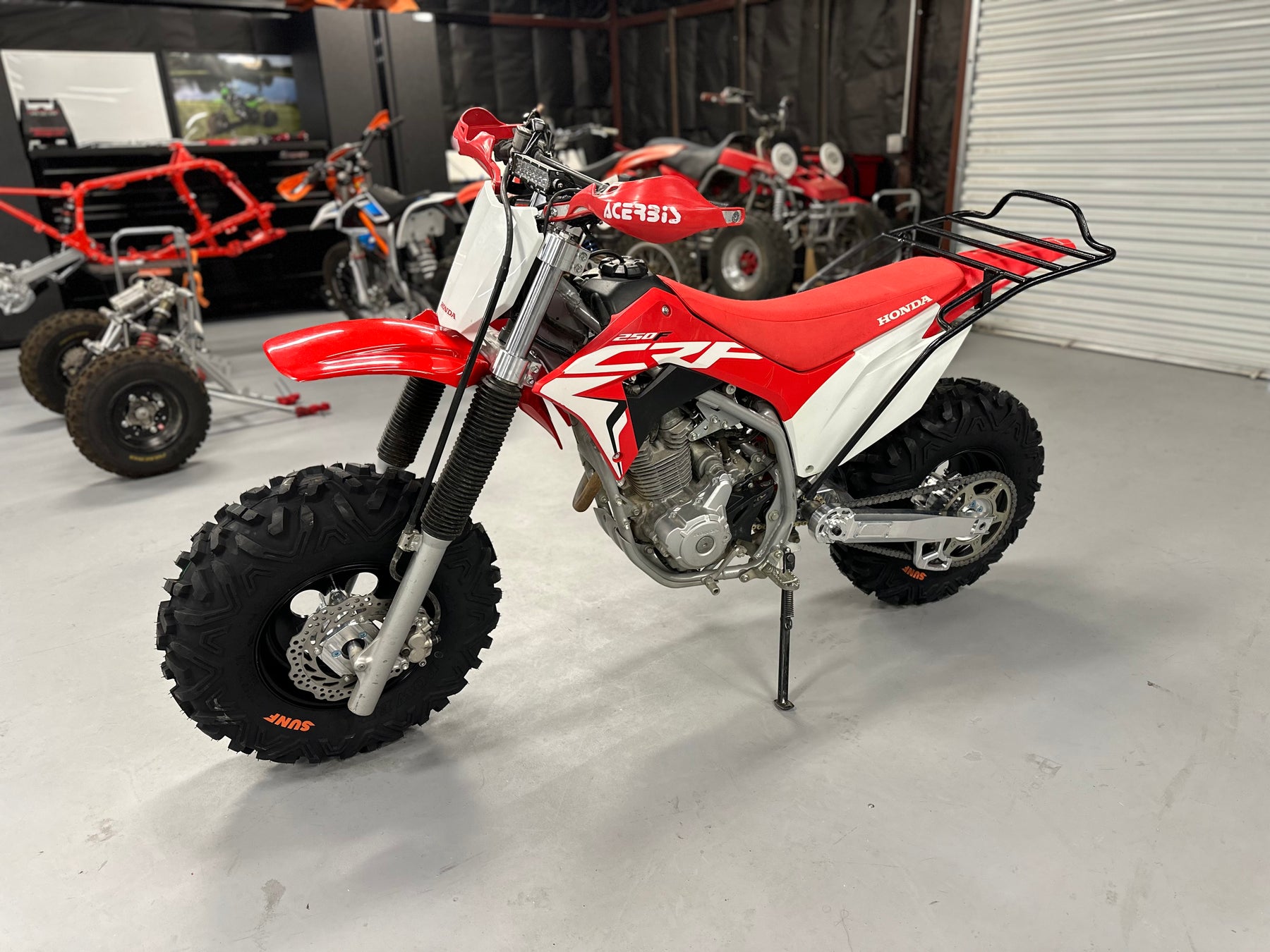CRF250F Complete Big Wheel Kit – BVC Big Wheels