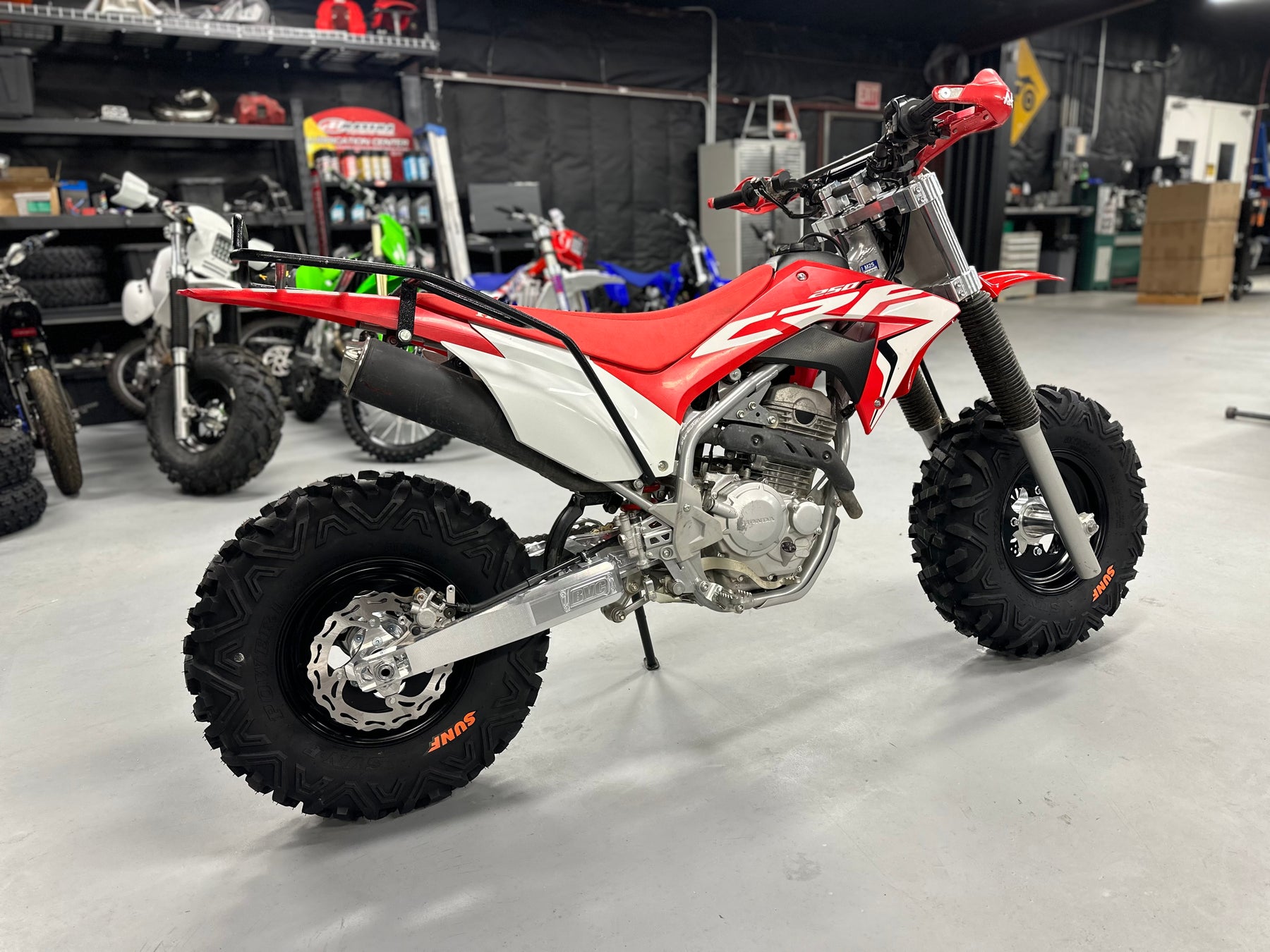 CRF250F Complete Big Wheel Kit – BVC Big Wheels