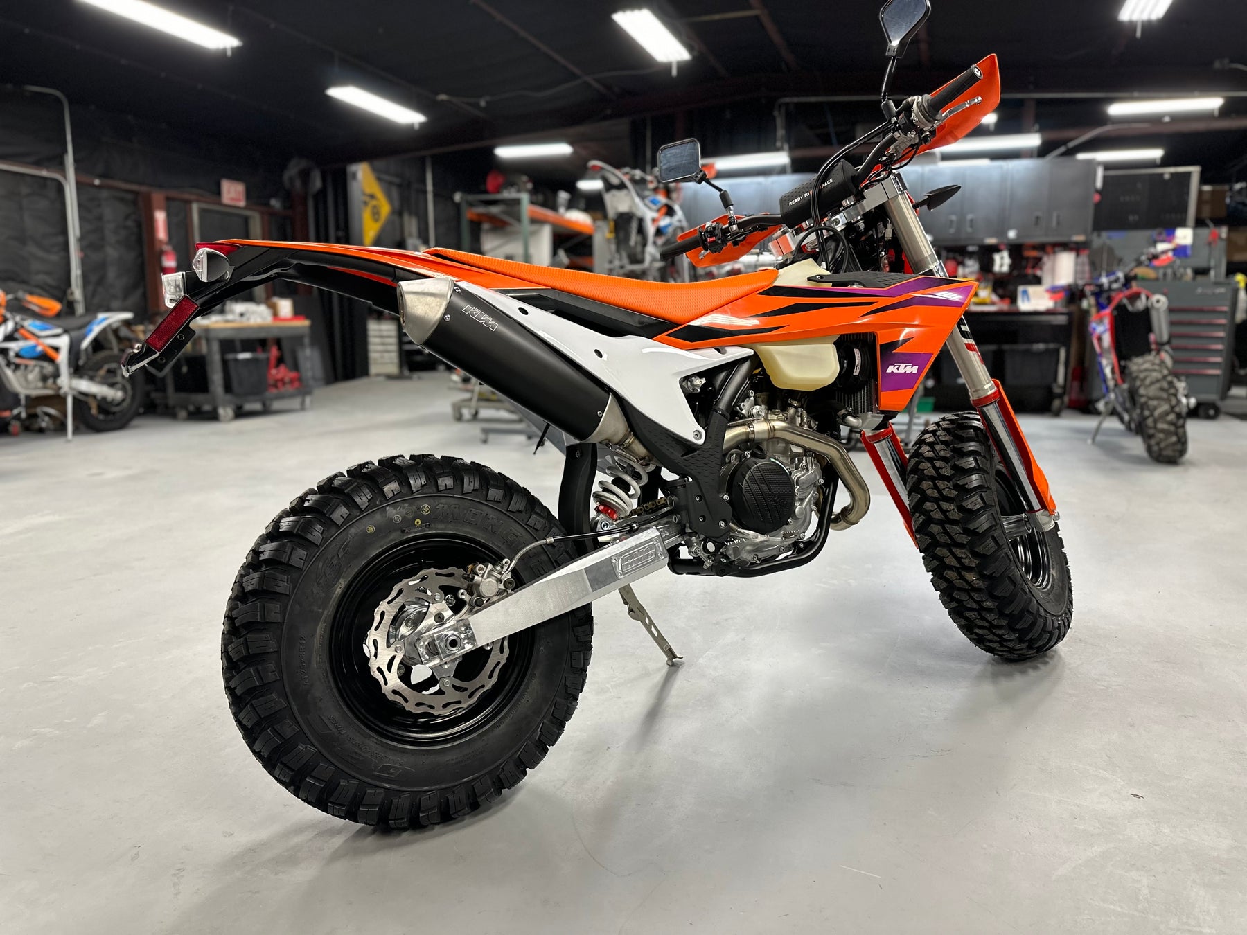2023 KTM 450 XC-F Big Wheel Kit – BVC Big Wheels