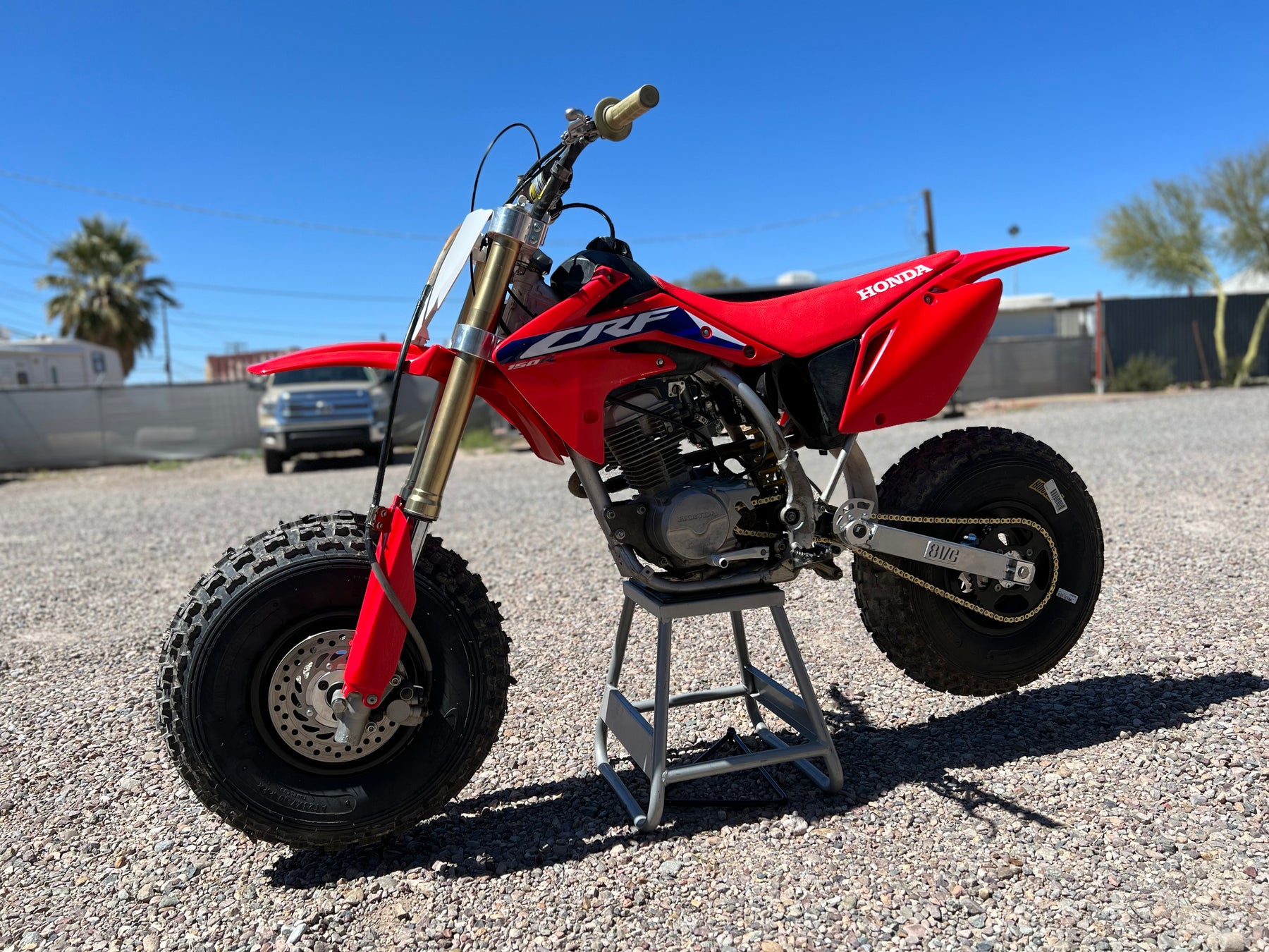 CRF150R Complete Big Wheel Kit – BVC Big Wheels